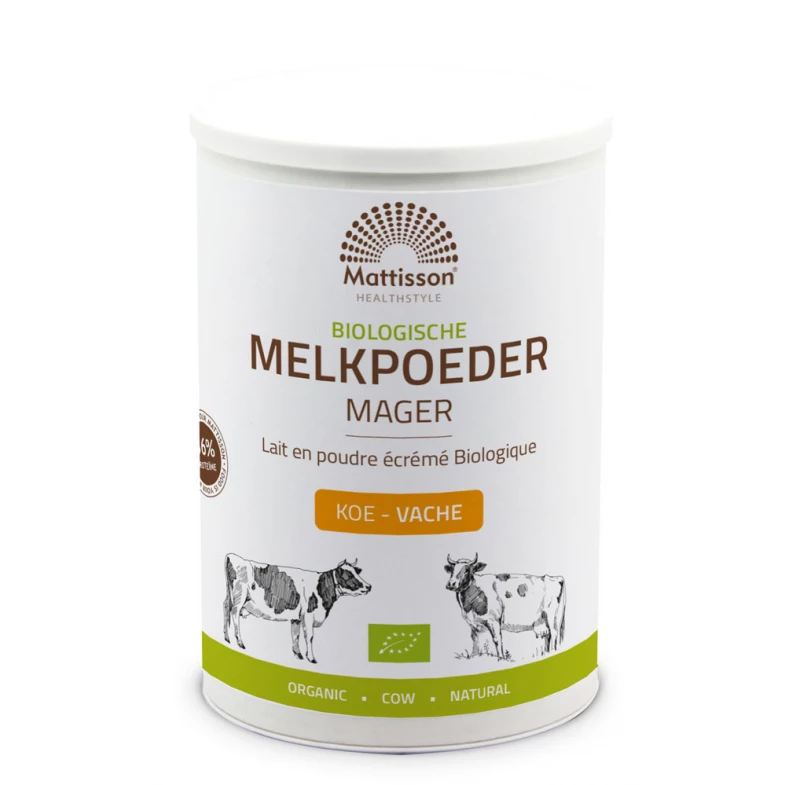 Magere Melkpoeder biologisch | Online bij Mattisson.nl